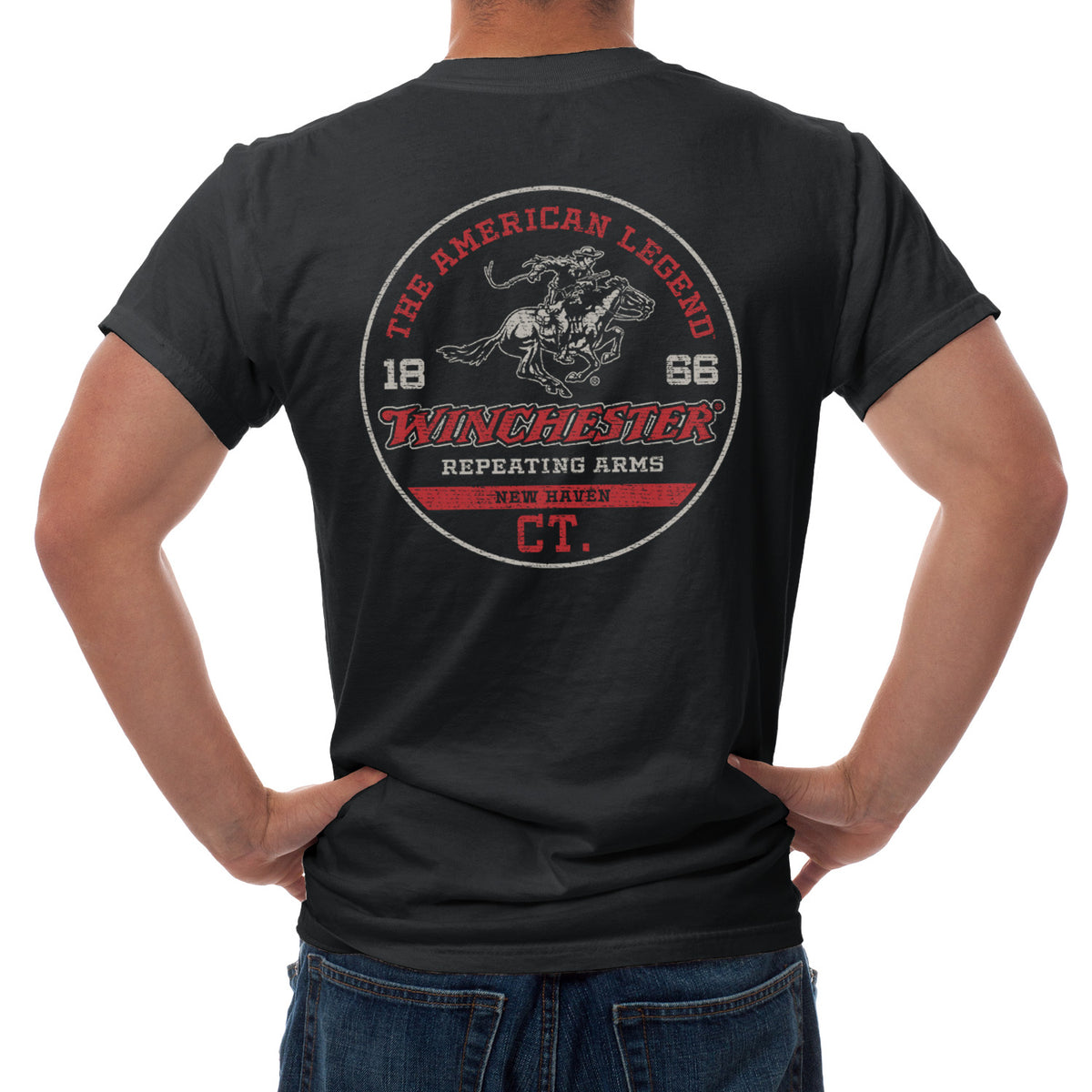 Winchester Pro - Rider in Circle - Short Sleeve T-Shirt – FSD Outdoor